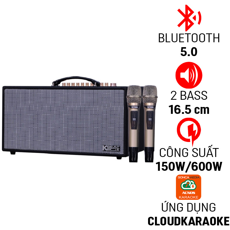 Loa Kéo Acnos Giá Rẻ | Tặng Kèm Mic, Hát Hay. Mới 2024