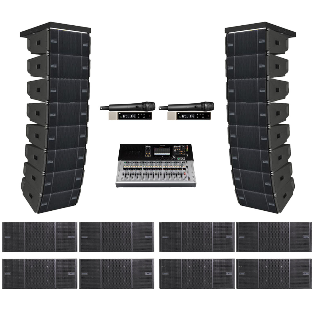 Top 15 bộ dàn Line Array siêu khủng phục vụ 500-1500 người hay nhất 2024